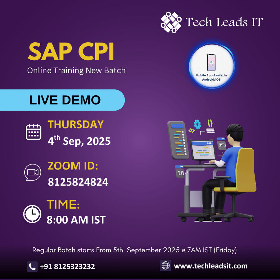 Top SAP CPI Online Training | Tech Leads IT